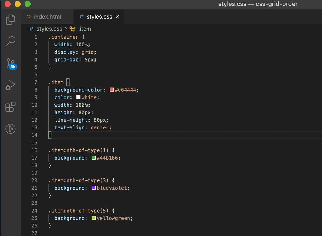 How to reorder elements using css (CSS GRID). | TOMDUFFYTECH.COM